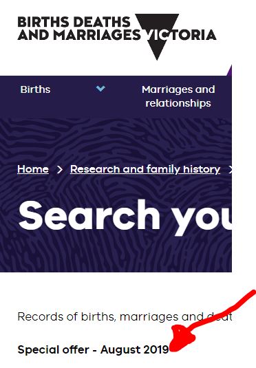Wow – Vic BDMs and NFHM – VAFHO – Victorian Association of Family ...